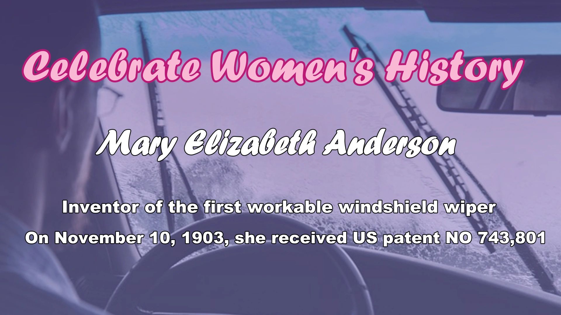 Celebrate Women's History Month: Mary Elizabeth Anderson